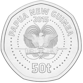 Papua New Guinea 50 ‘toea’ - International Association of Currency Affairs